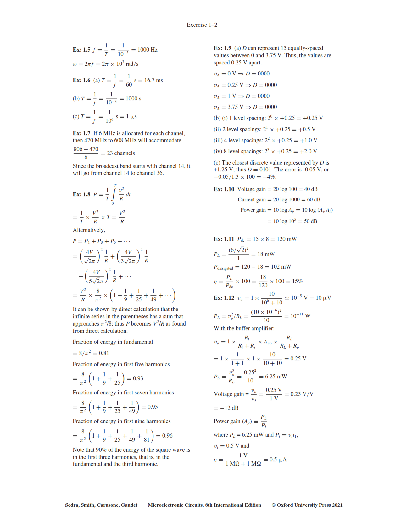 Sedra Smith microelectronic circuits 8th edition solutions manual pdf